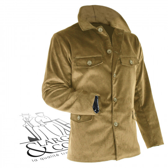 Gilet traditionnel en velours le Laboureur - Largeot & Coltin